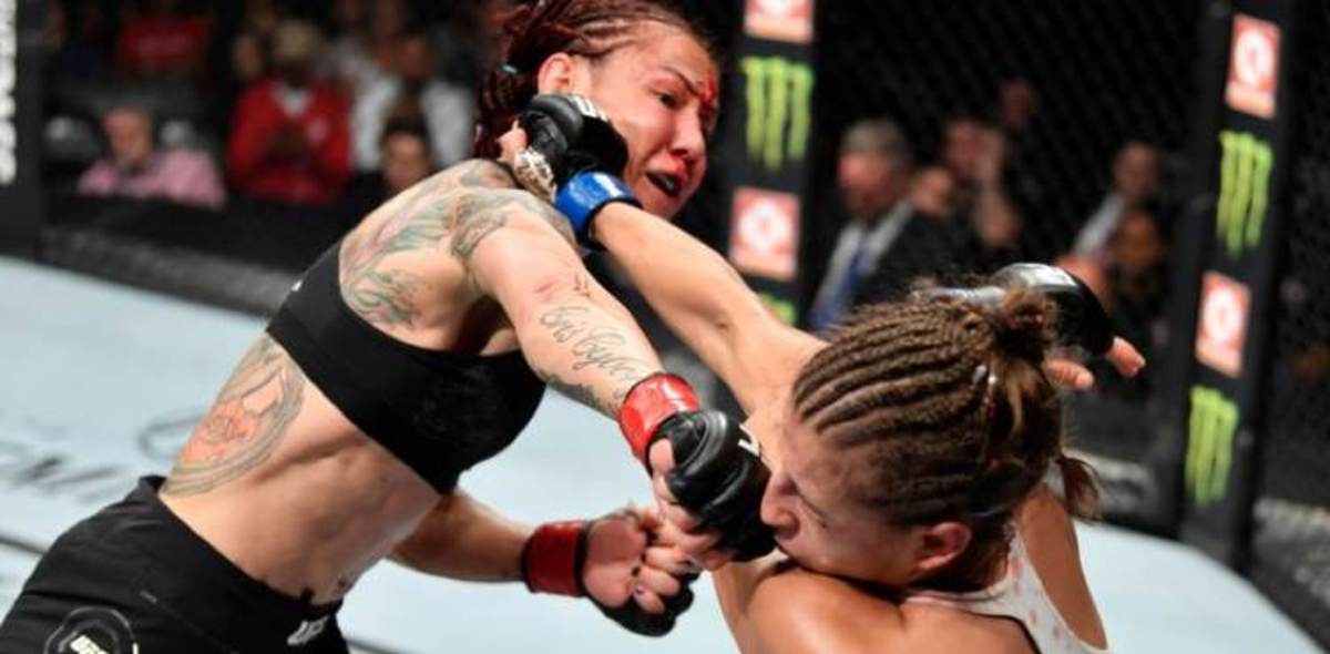 UFC 240 fight highlights video: Cris Cyborg defeats Felicia Spencer ...