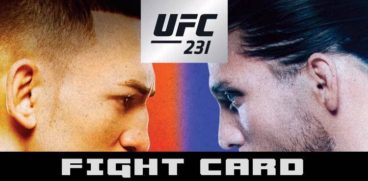 Ufc 231 Holloway Vs Ortega Fight Card Mmaweekly Ufc And Mma