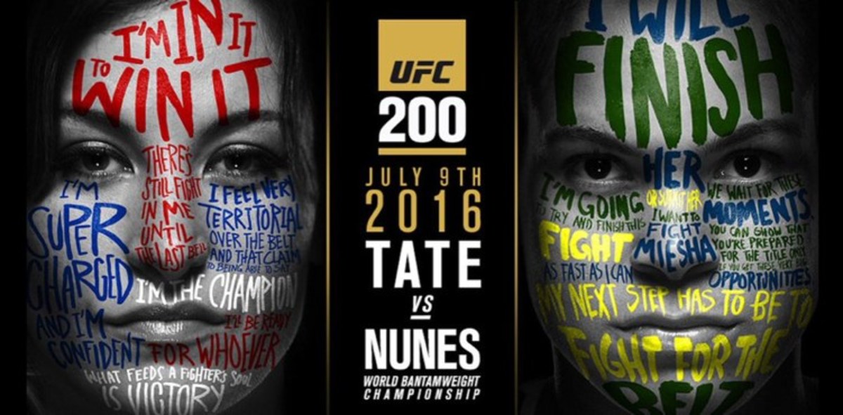 Rousey Vs Tate 2 Poster