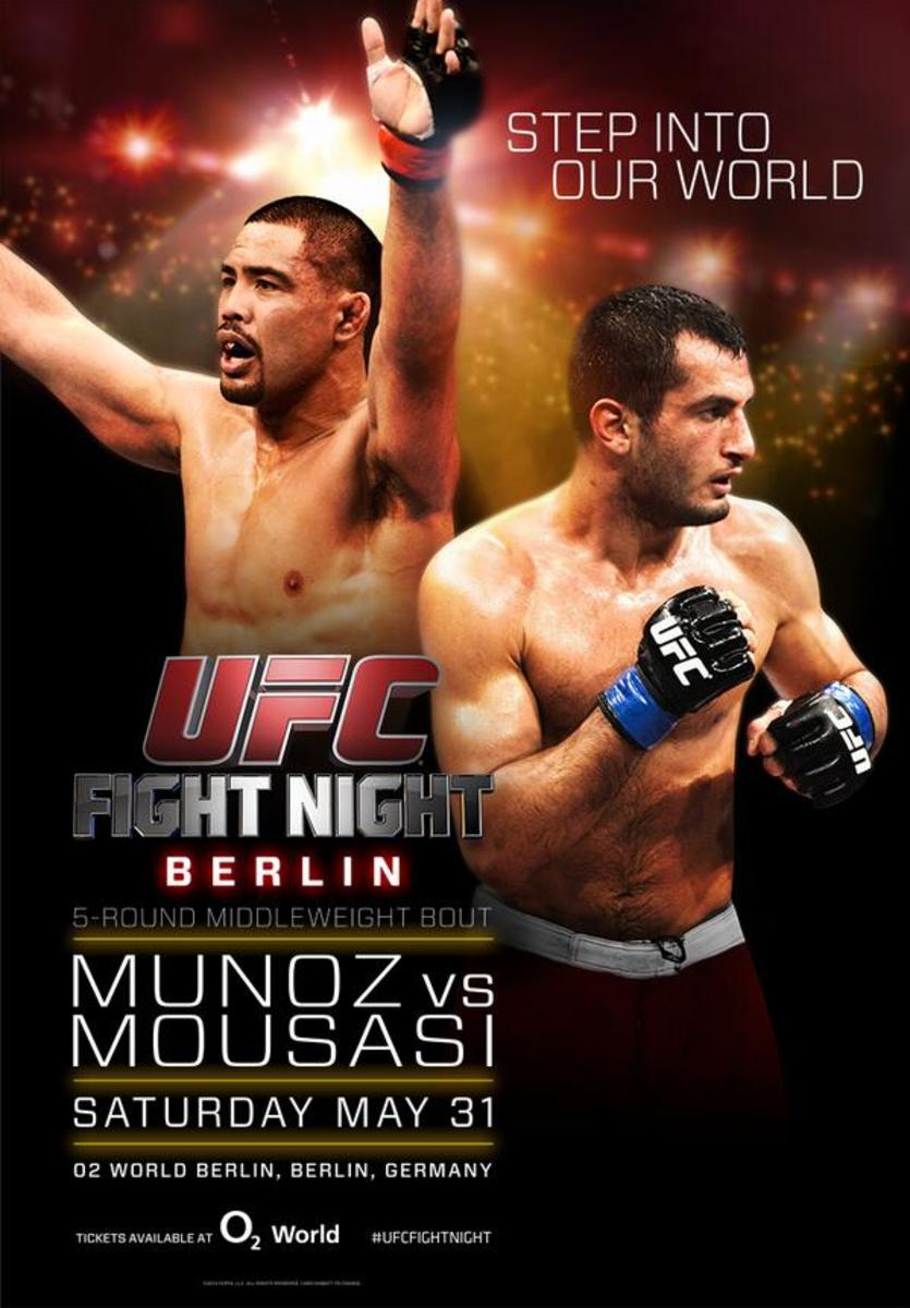 UFC Fight Night 41: Munoz vs. Mousasi - MMAWeekly.com | UFC and MMA ...