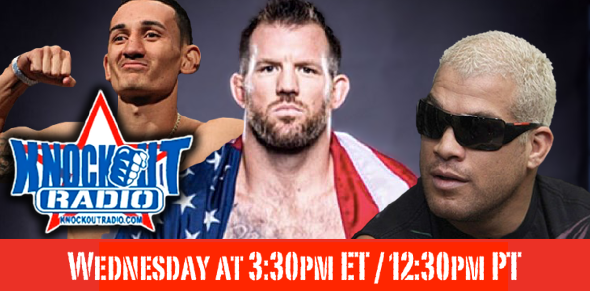 Knockout Radio LIVE: Max Holloway, Tito Ortiz, Ryan Bader, and Sage Northcutt - MMAWeekly.com ...