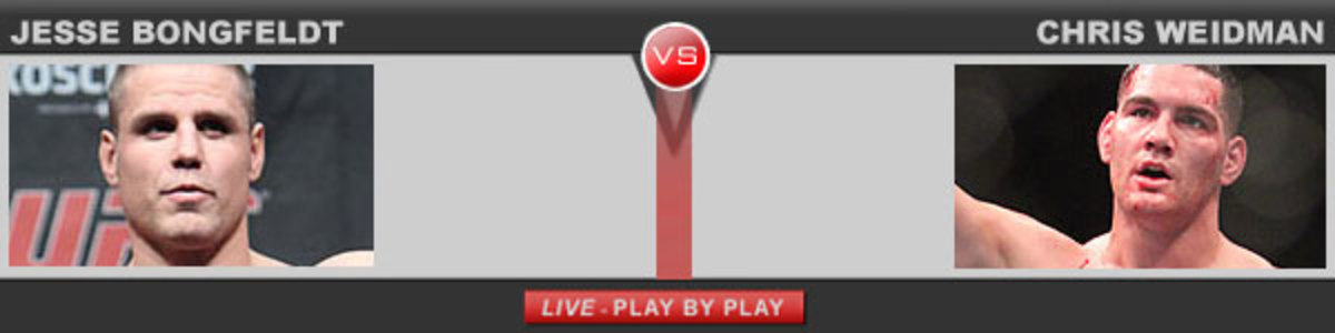 UFC 131 dos Santos vs. Carwin Play-by-Play: Jesse Bongfeldt vs. Chris ...