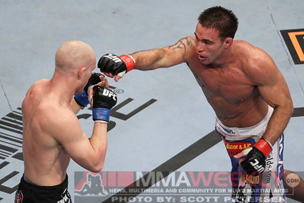 Exhausted Shields Gets Split Decision in UFC Debut - MMAWeekly.com ...