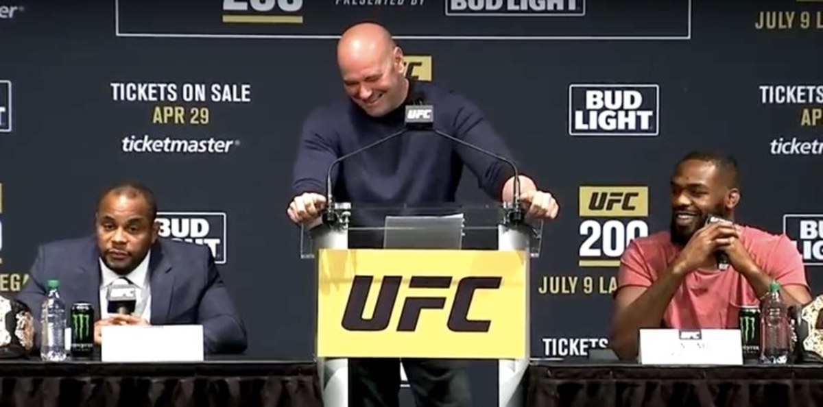 VIDEO: Daniel Cormier and Jon Jones Steal the Show at UFC 200 New York ...
