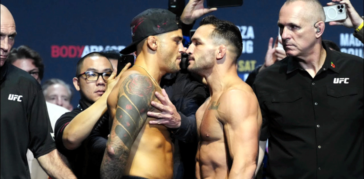 UFC 281 Ceremonial Weigh-in Video: Dustin Poirier vs. Michael Chandler ...