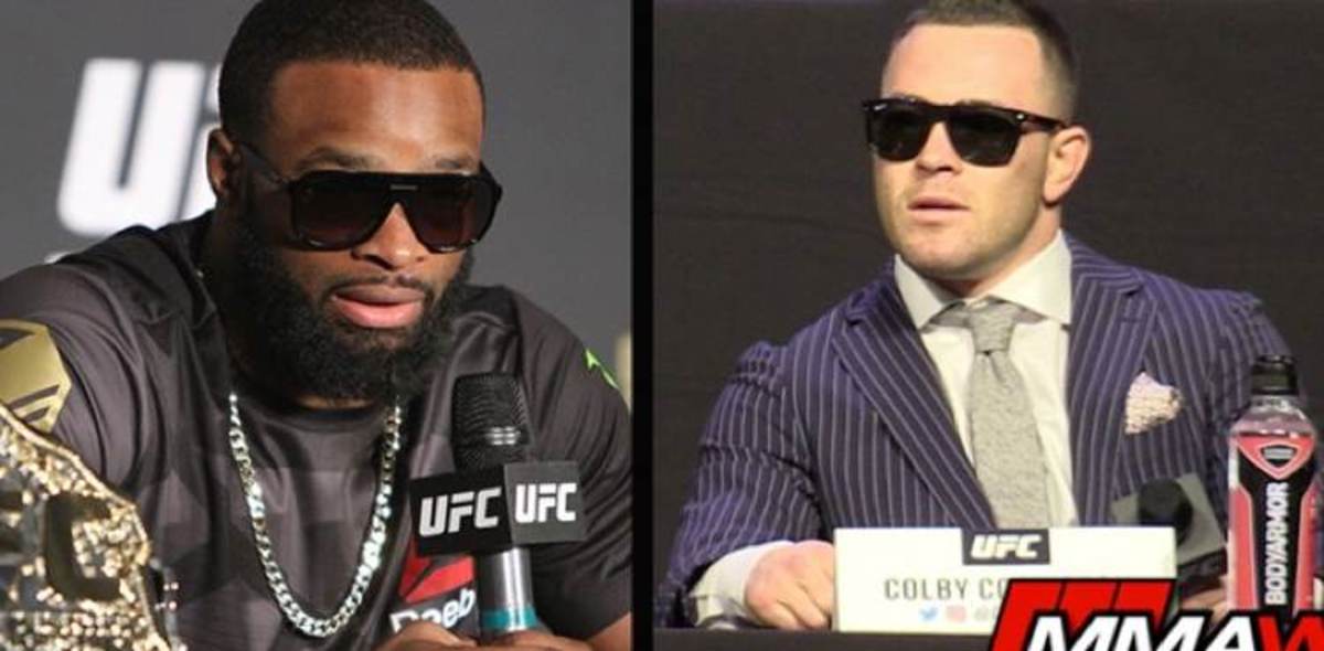 Tyron Woodley Questions Colby Covington's Manhood: 'He Don't Even ... Tyron Woodley Questions Colby Covington's Manhood: 'He Don't Even ...
