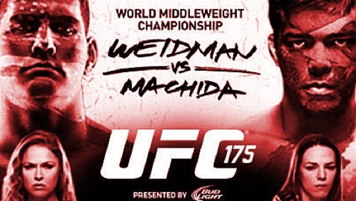 Ufc 175 Poster Official UFC 175 Chris Weidman Vs. Lyoto Machida Sports
