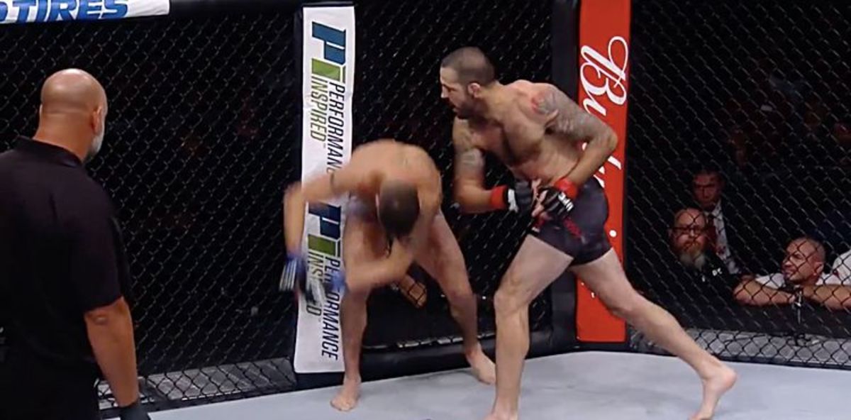 Matt Brown Unleashes Elbow from Hell (UFC Norfolk Fight Highlights ...