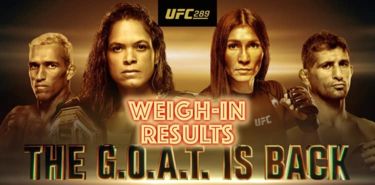 UFC 289 Weigh-In Results and Video: All Fighters Make Weight ...