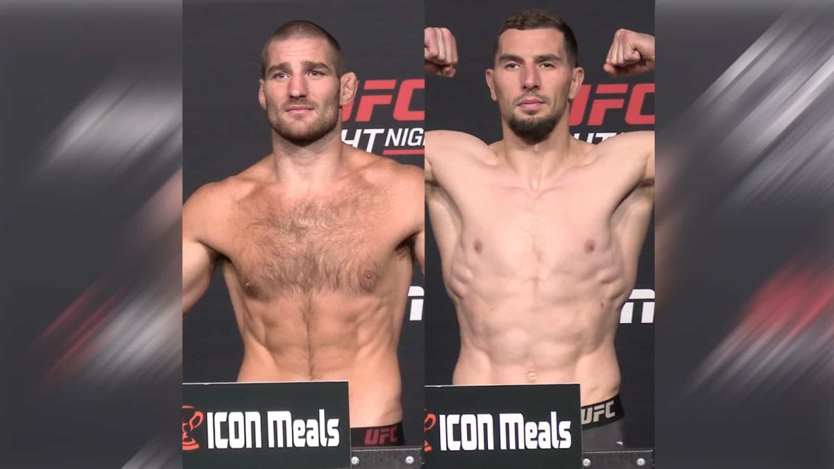 UFC Vegas 76 Weigh-In Video: Sean Strickland vs Abus Magomedov ... UFC Vegas 76 Weigh-In Video: Sean Strickland vs Abus Magomedov ...