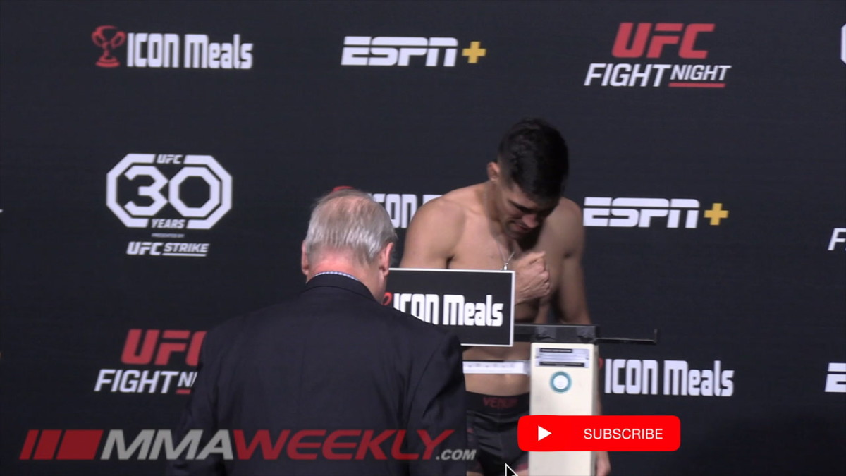 UFC Vegas 78 Weigh-Ins: Vicente Luque vs Rafael Dos Anjos - MMAWeekly ...