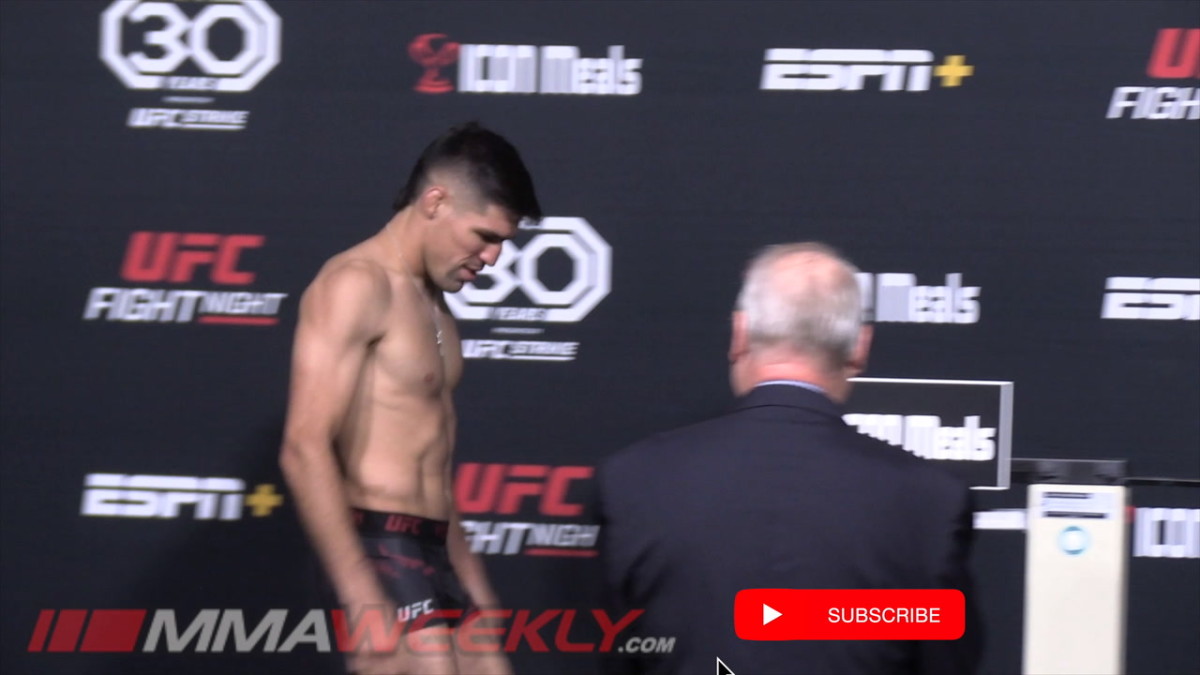 UFC Vegas 78: Official Weigh-Ins: Vicente Luque vs Rafael Dos Anjos ...