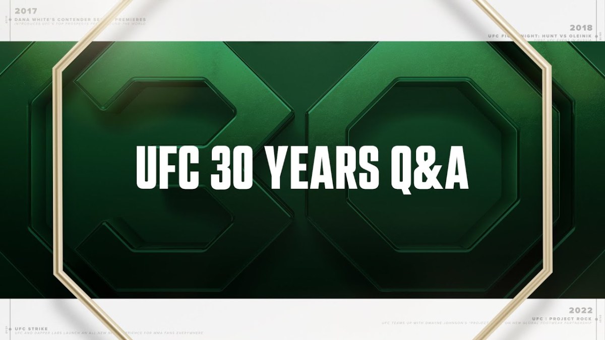 UFC 30 Years Q&A Video with Chael Sonnen - MMAWeekly.com | UFC and MMA ...