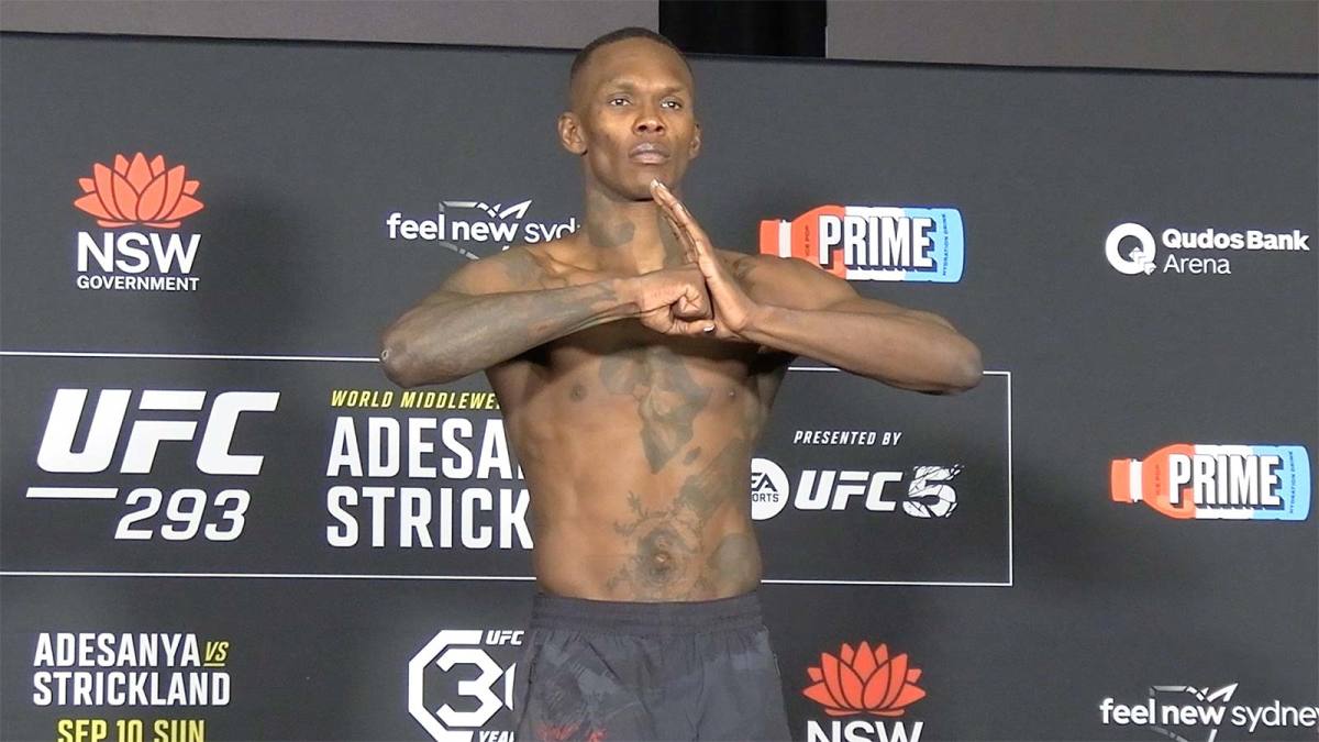 UFC 293 Ceremonial Weigh-In Video - MMAWeekly.com | UFC and MMA News ...