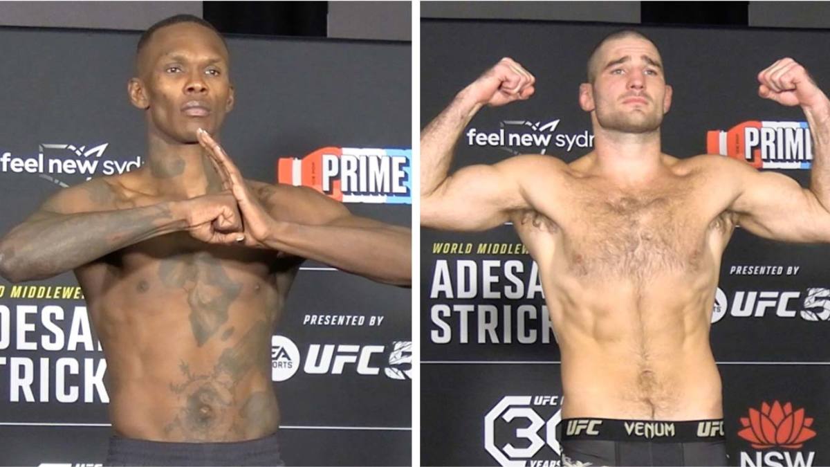 UFC 293 Official Weigh-Ins: Israel Adesanya vs Sean Strickland Video ... UFC 293 Official Weigh-Ins: Israel Adesanya vs Sean Strickland Video ...