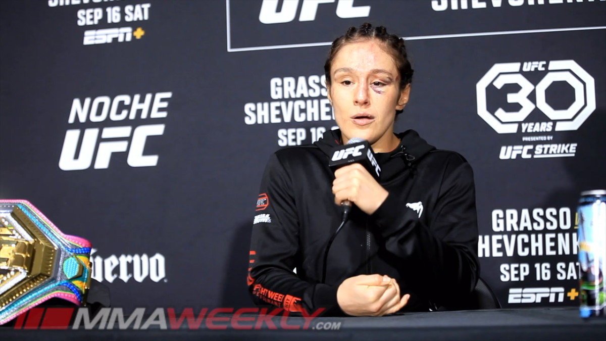 Alexa Grasso Noche UFC Post-Fight Press - MMAWeekly.com | UFC and MMA ...