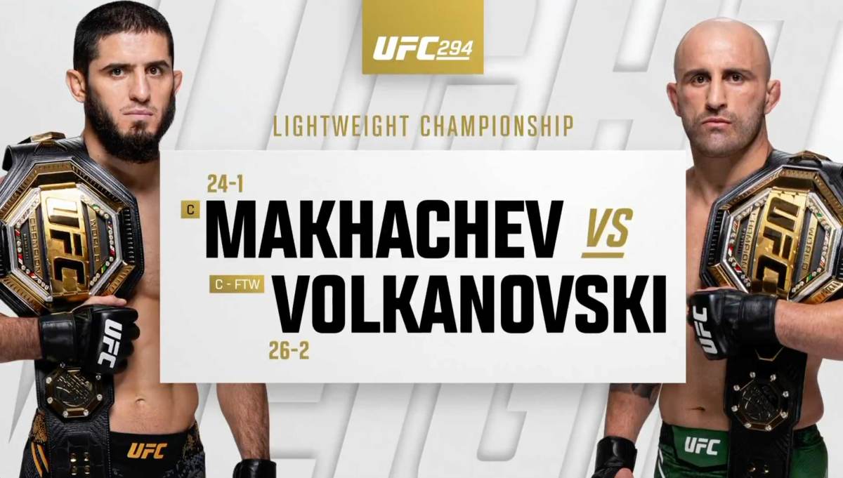 UFC 294 highlights video: Islam Makhachev vs Alexander Volkanovski ...