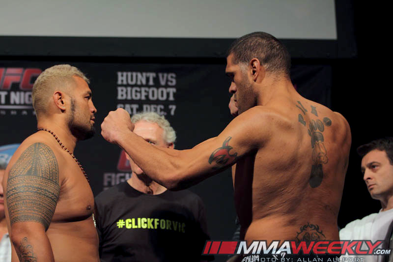 UFC Fight Night 33 Fight Highlight Video: Mark Hunt vs. Antonio Bigfoot ...