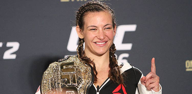 UFC Women's Bantamweight Champion Miesha Tate: 'Just Soaking It All In ...