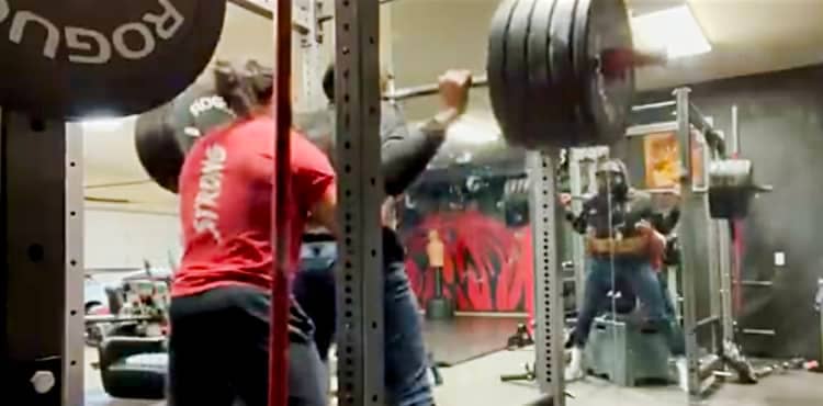 Jon Jones shows off massive strength, preparing for UFC heavyweight ...