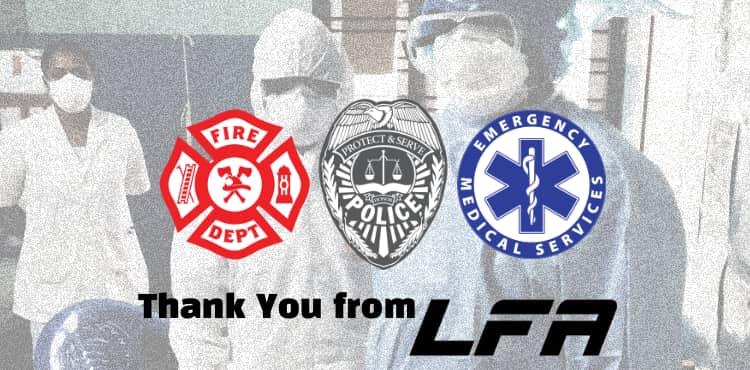 Video: LFA fighters and personalities thank Front Line Workers - MMA Weekly