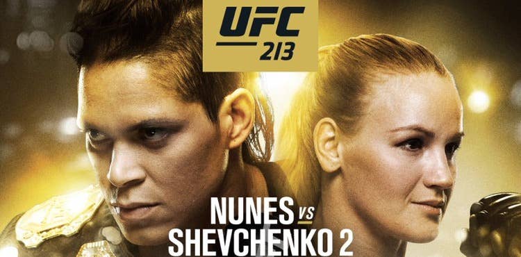 UFC 213: Nunes vs. Shevchenko 2 Official Fight Poster Unveiled! (First ...