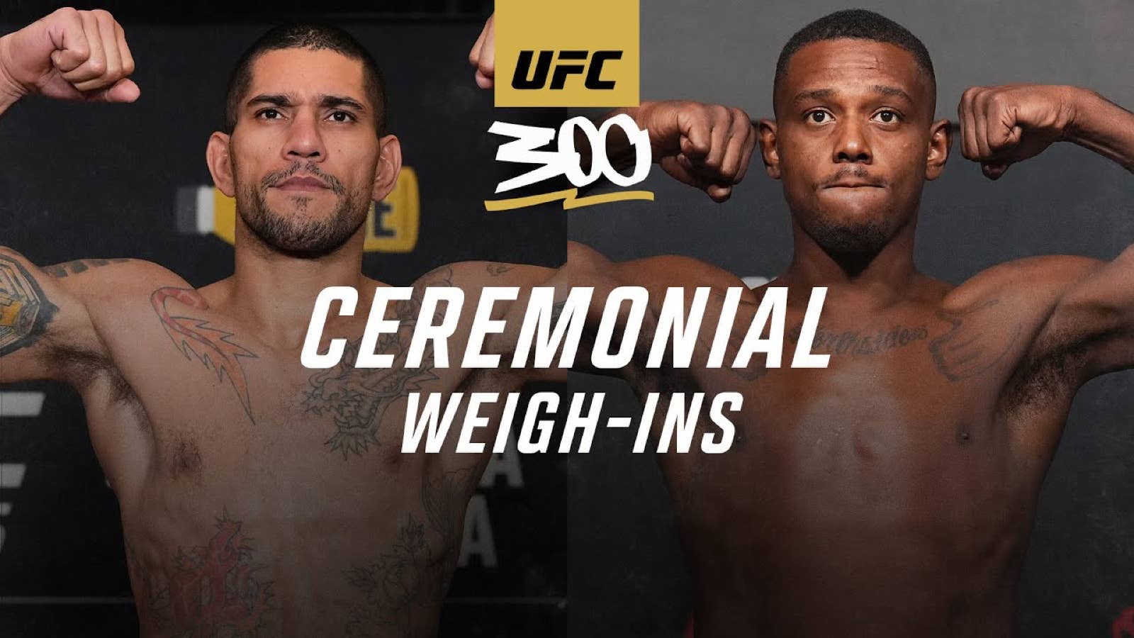 UFC 300 Ceremonial Weigh-In Video - MMA Weekly