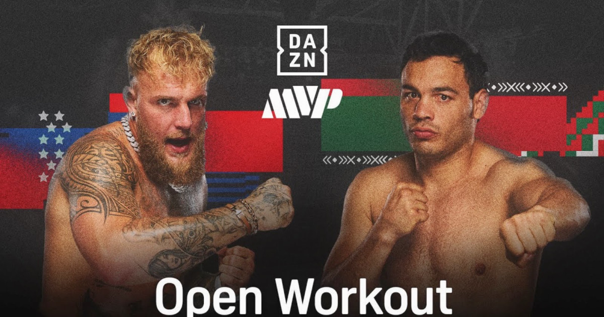 Jake Paul vs. Julio César Chávez Jr. open workout video - MMA Weekly