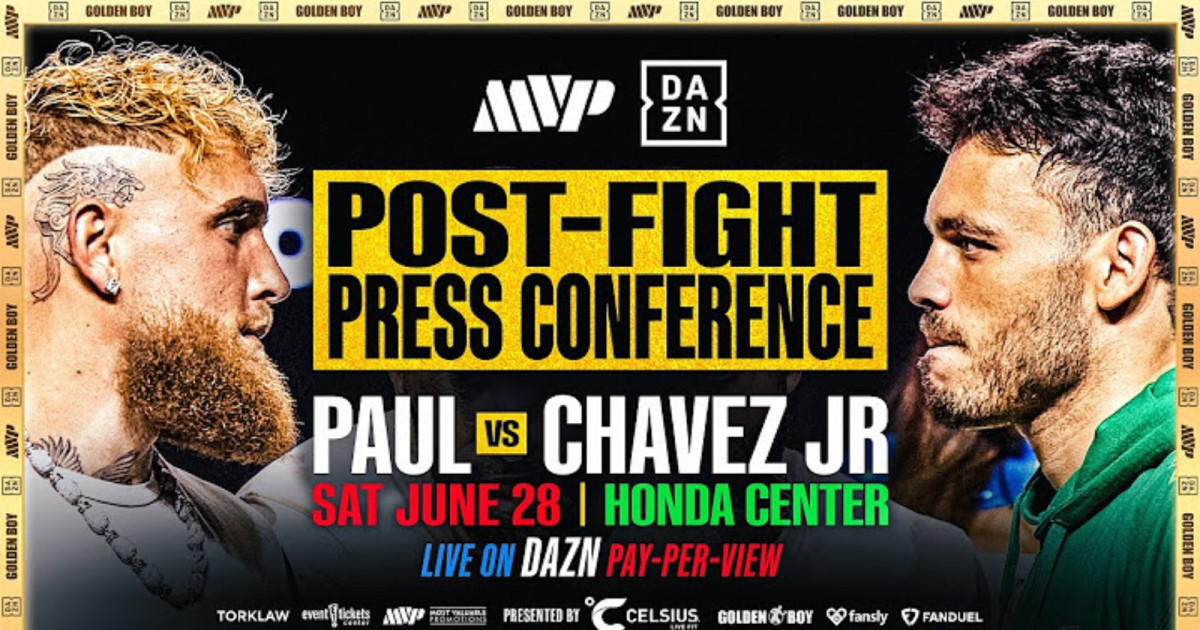 Jake Paul vs. Julio Cesar Chávez Jr. Post-Fight Press Conference - MMA ...