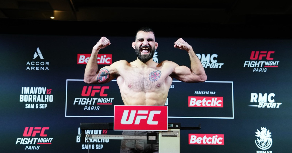 Benoit Saint Denis taps out Maurício Ruffy in UFC Paris co-main event ...