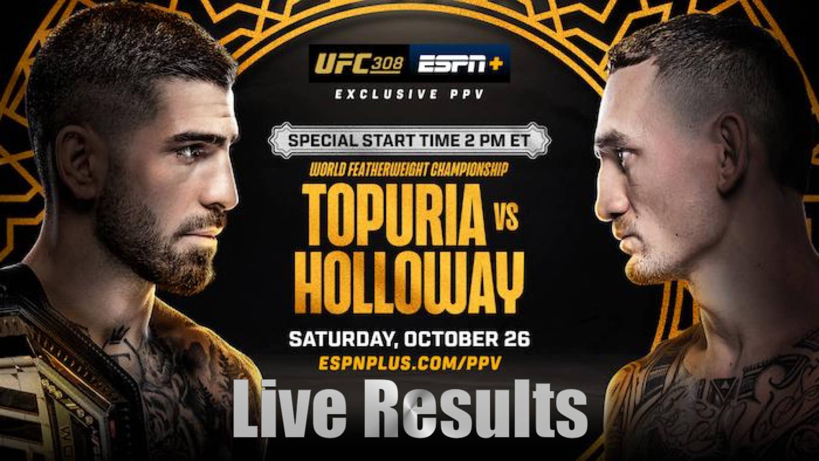 UFC 308: Topuria vs. Holloway results - MMA Weekly