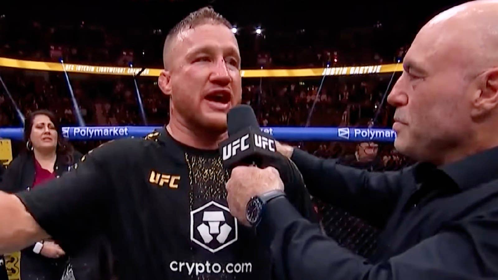 UFC 324 Octagon Interview: Justin Gaethje praises 'warrior' Paddy ...