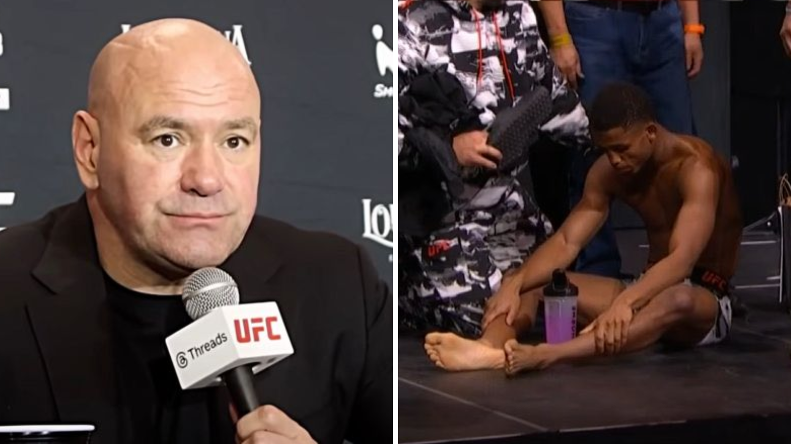 Dana White shares unusual response to Cameron Smotherman collapsing at ...