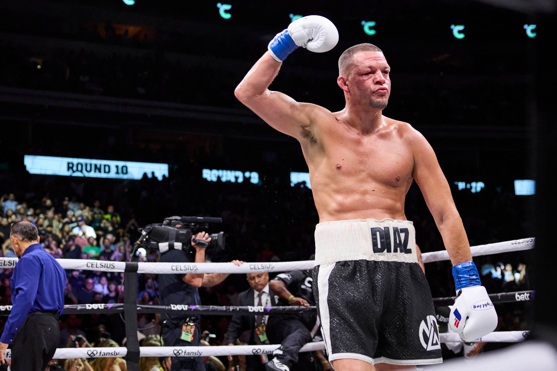 Nate Diaz makes WWE RAW appearance - MMA Weekly