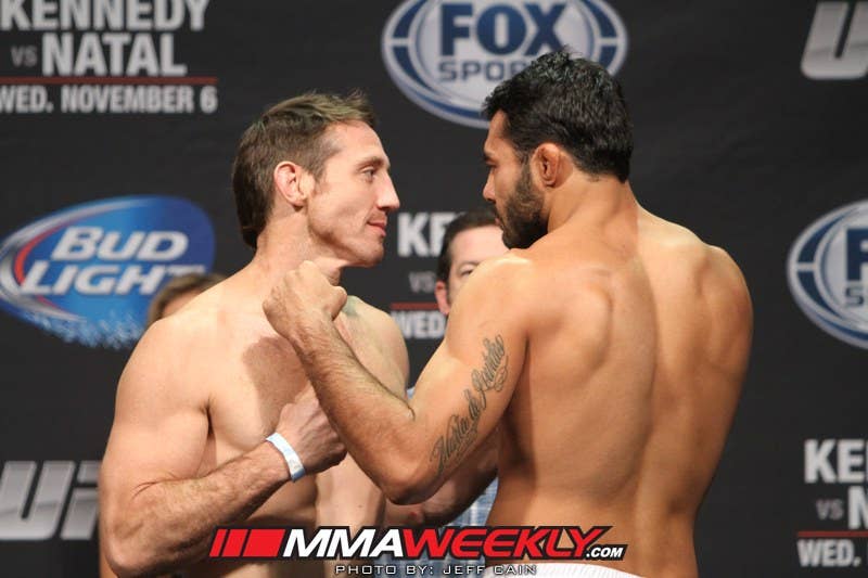 UFC Fight for the Troops 3 Weigh-in Results: Kennedy and Natal Hit the ...