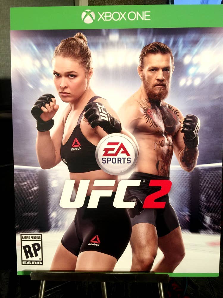 First Look: Ronda Rousey and Conor McGregor UFC 2 Video Game Cover ...
