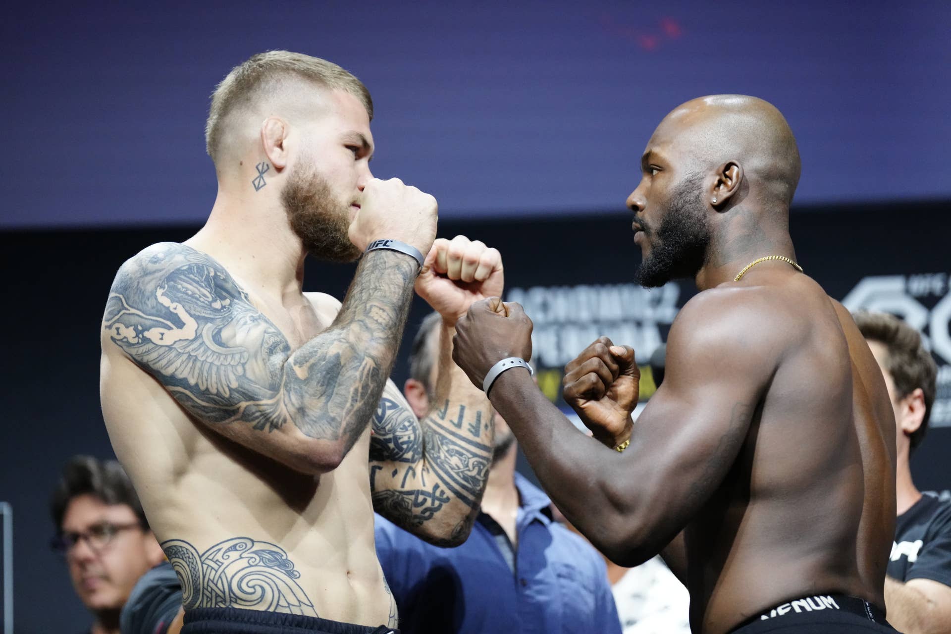 UFC 291 Ceremonial Weigh-Ins Photo Gallery - MMA Weekly