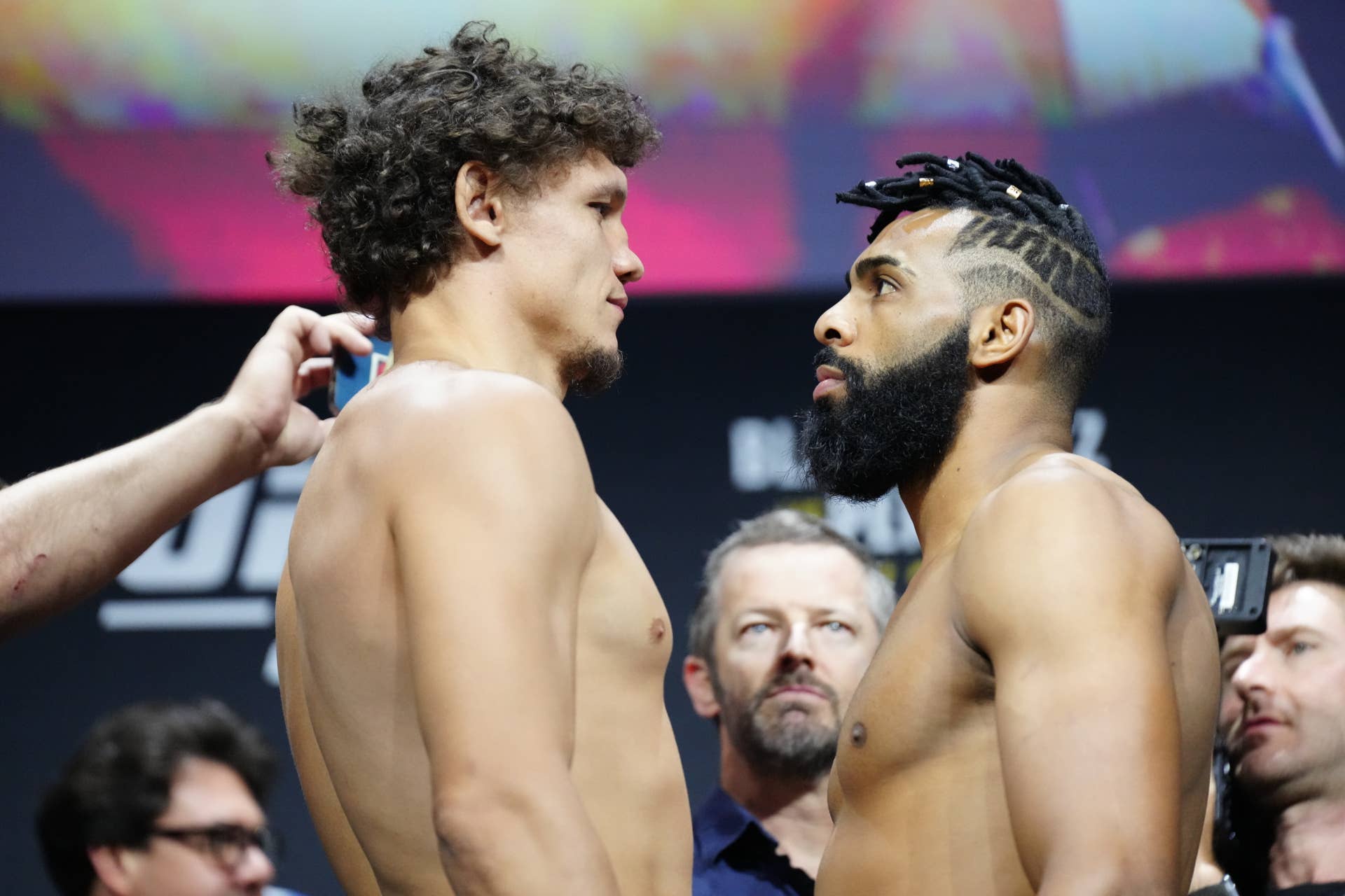UFC 291 Ceremonial Weigh-Ins Photo Gallery - MMA Weekly