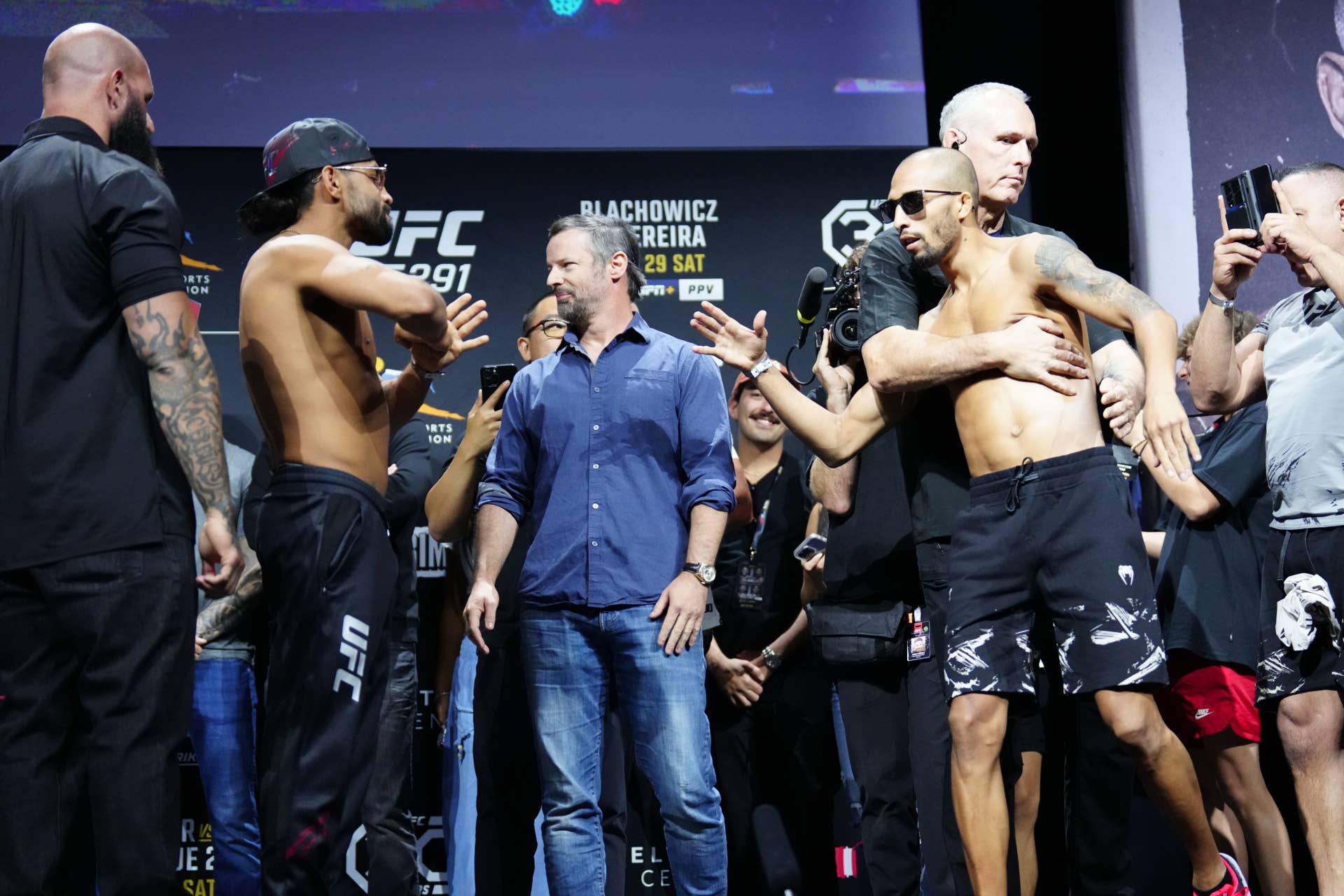 UFC 291 Ceremonial Weigh-Ins Photo Gallery - MMA Weekly