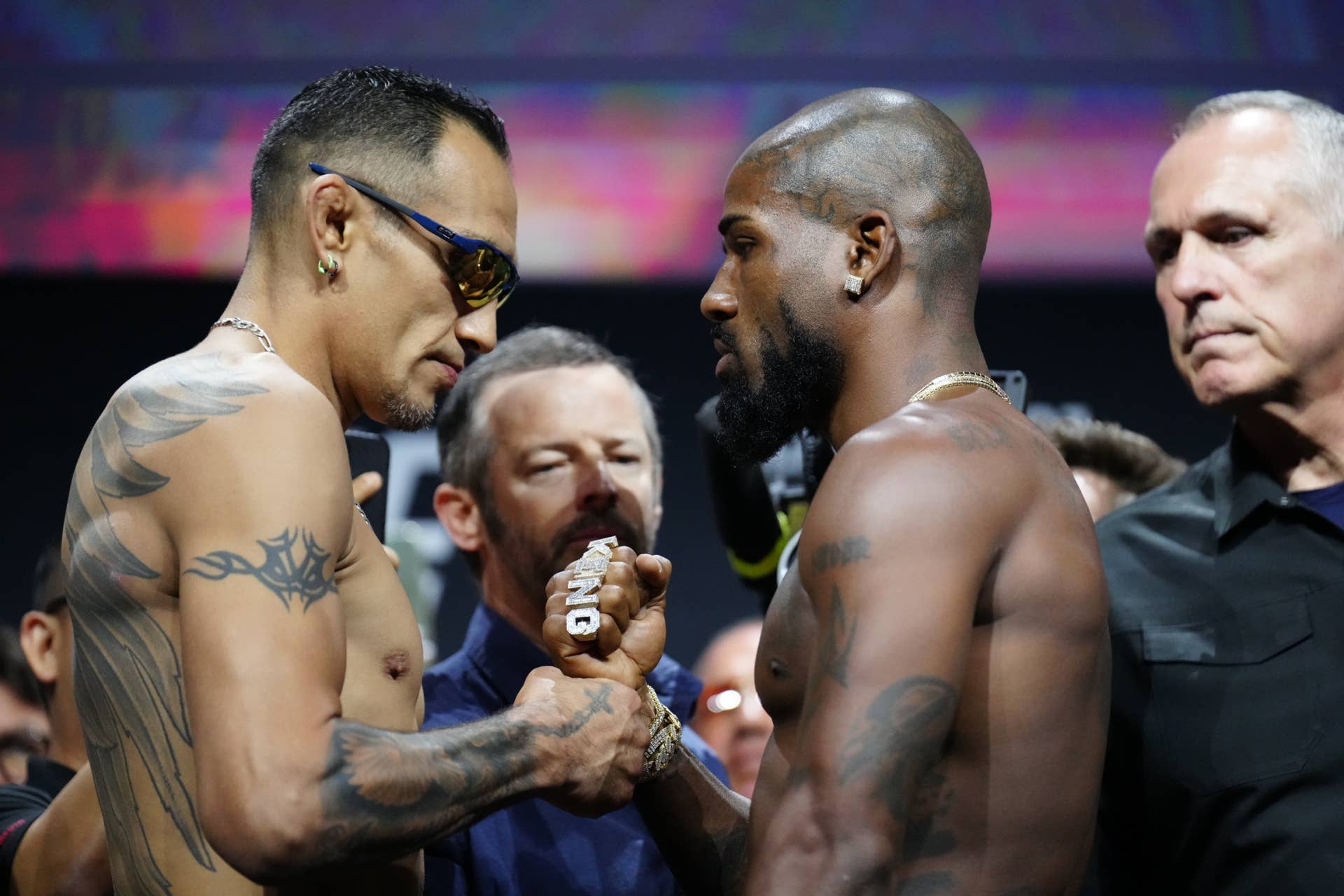 UFC 291 Ceremonial Weigh-Ins Photo Gallery - MMA Weekly