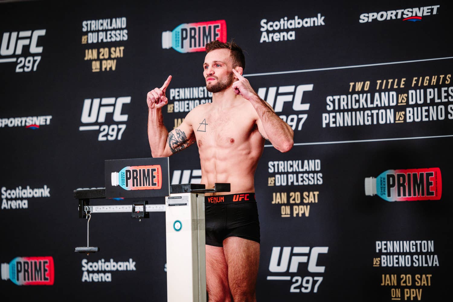 UFC 297 Official Weigh-In Photo Gallery - MMA Weekly