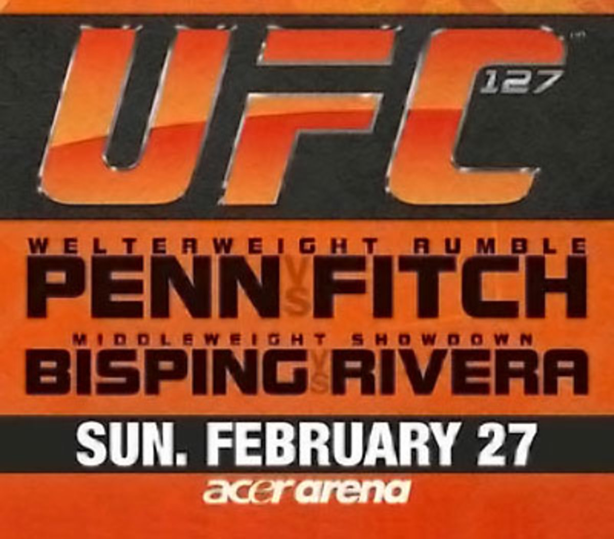 UFC 127 Equals UFC 115 For Record Fastest Sellout - MMAWeekly.com | UFC ...