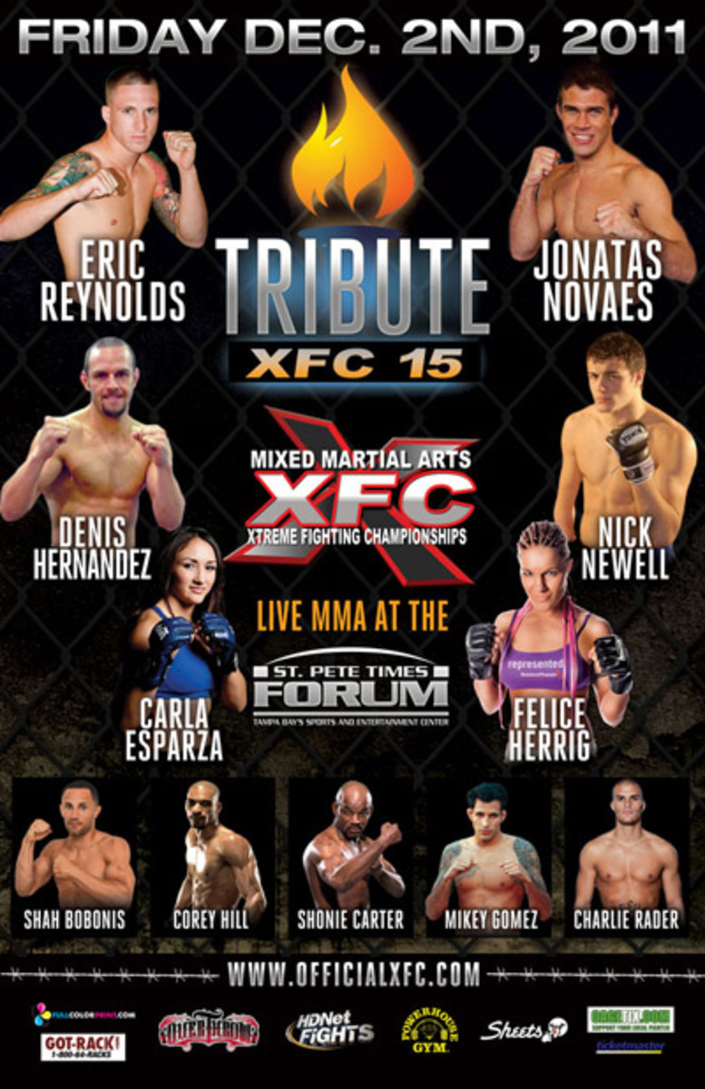 XFC 15 Fight Card a Tribute to Fallen Fighter - MMAWeekly.com | UFC and ...