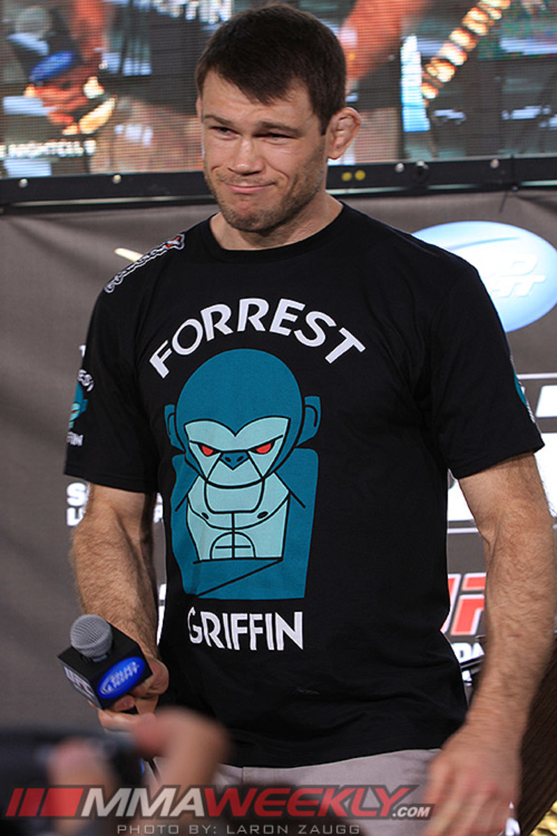 Forrest Griffin Out of UFC 155 with Knee Injury - MMAWeekly.com | UFC ...