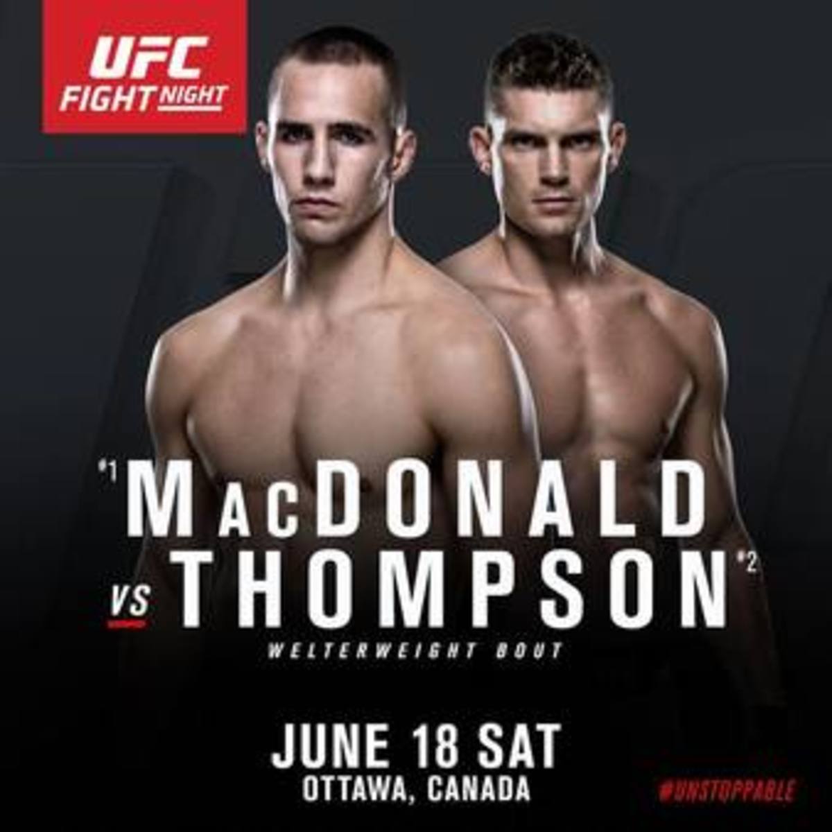 UFC Fight Night 89: MacDonald vs. Thompson Event Page and Fight Card ...