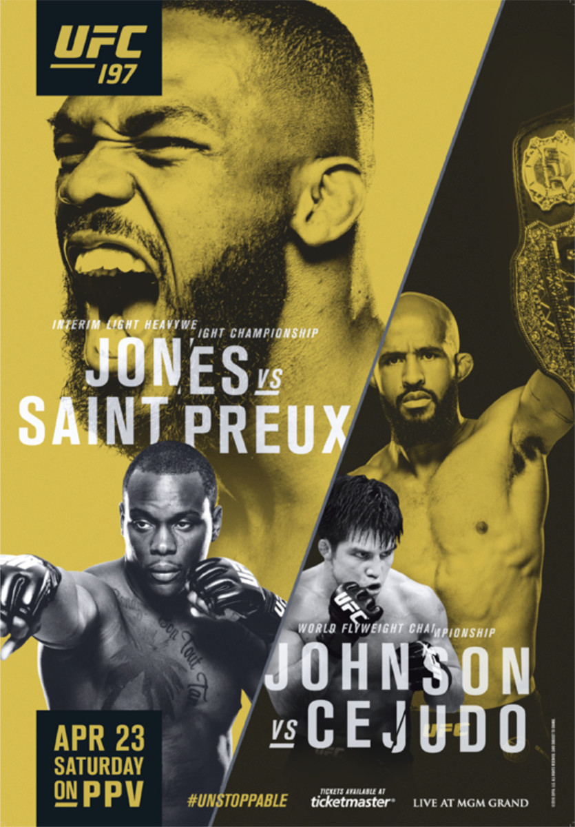 UFC 197: Jones vs. Saint Preux Event Page and Fight Card - MMAWeekly ...