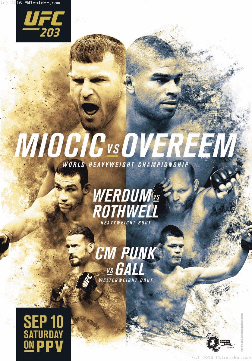 UFC 203: Miocic vs. Overeem Fight Card and Event Page - MMAWeekly.com ...