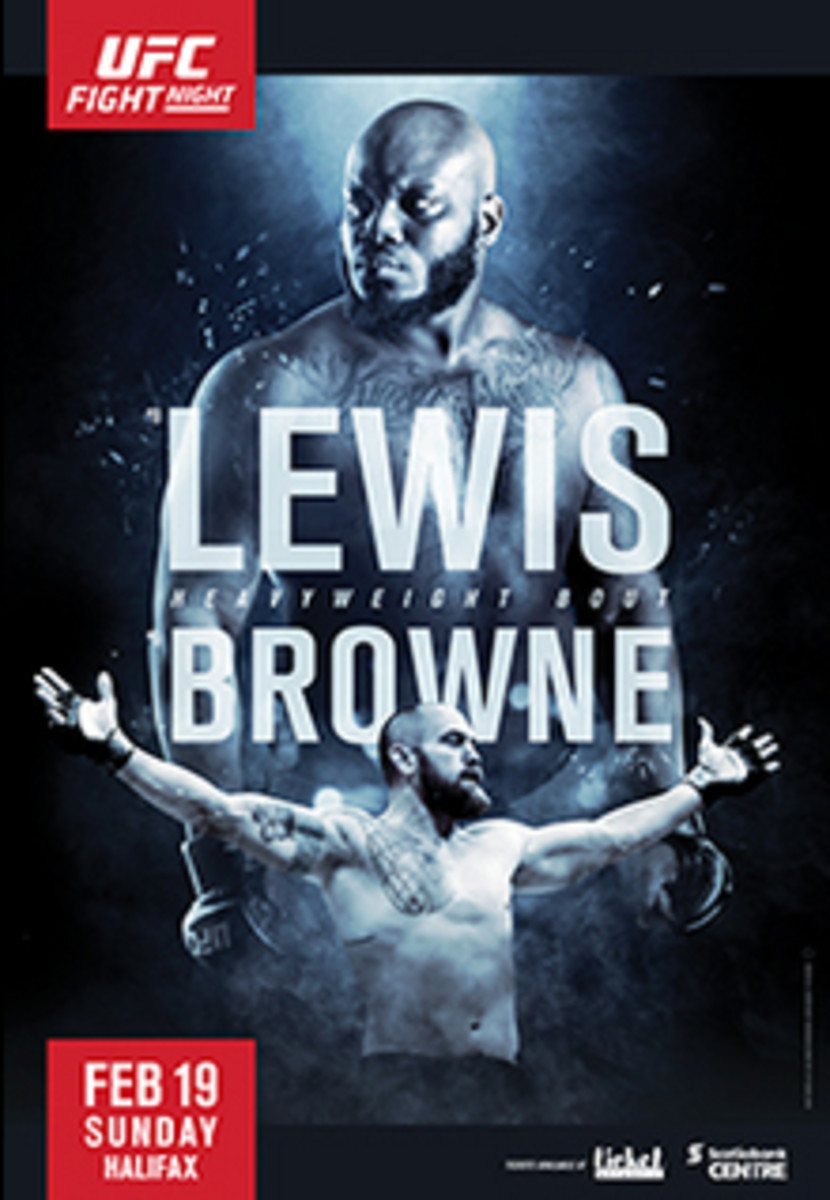 UFC Fight Night 105: Lewis vs. Browne Fight Card - MMAWeekly.com | UFC ...