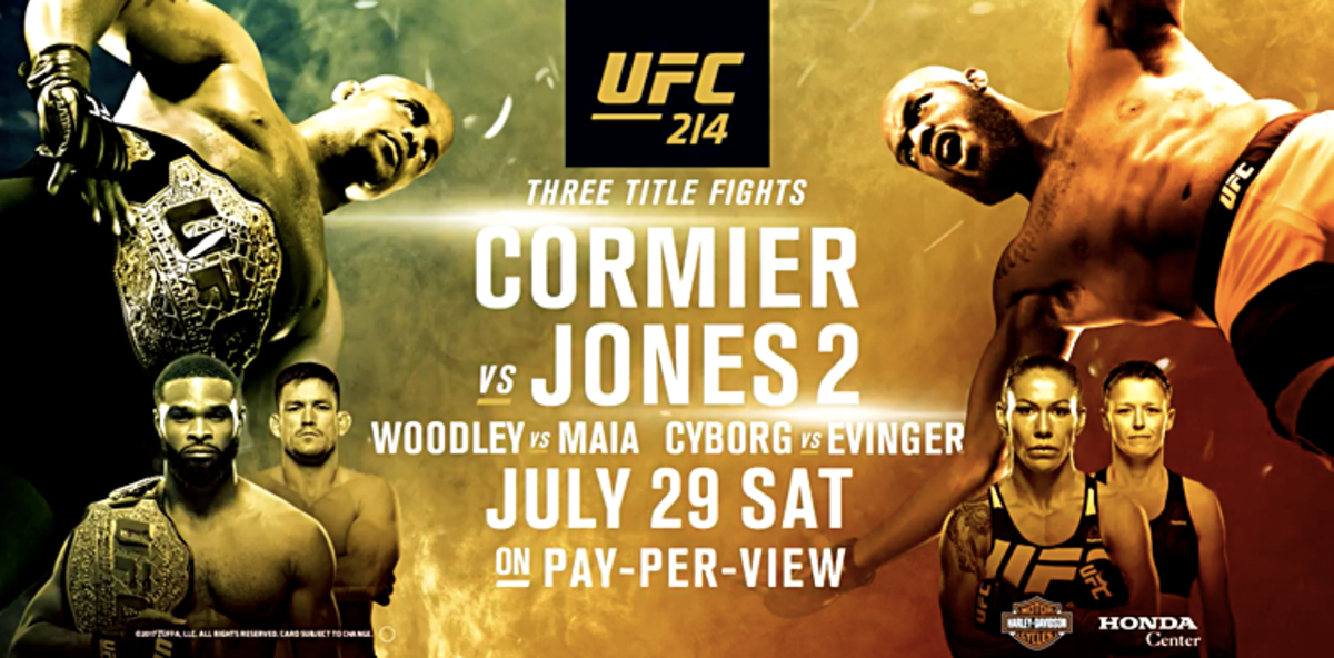 UFC 214: Cormier vs. Jones 2 Gate and Attendance Figures from Anaheim ...