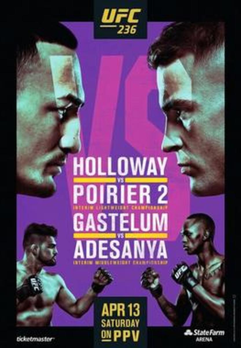 UFC 236: Holloway vs. Poirier 2 Fight Card - MMAWeekly.com | UFC and ...